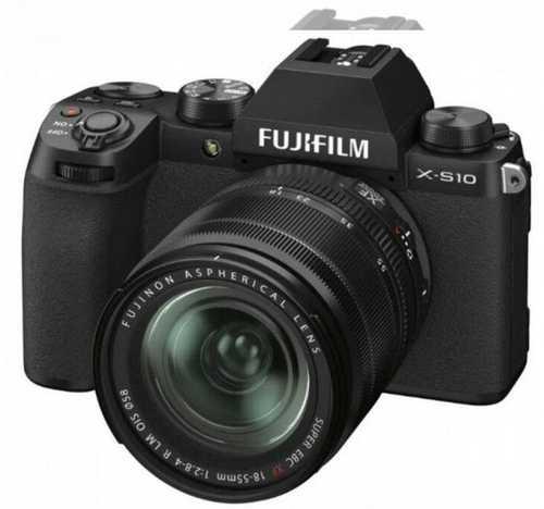 Цифровая фотокамера Fujifilm X-S10 Kit XF 18-55mm F2.8-4 R LM OIS Black