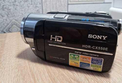 Видеокамера sony HDR-CX550E