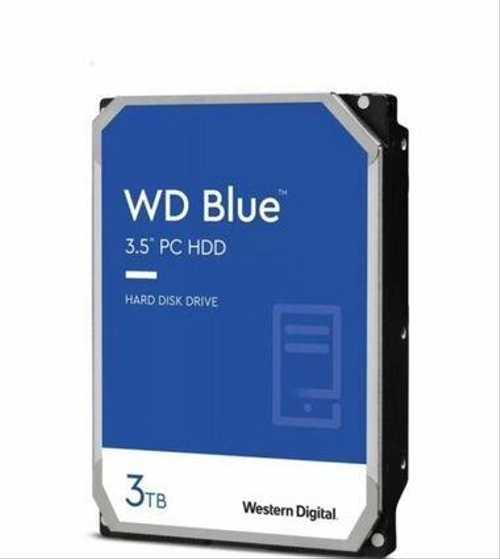 Жесткий диск SATA 3TB 6GB/S 256MB blue wd30ezaz