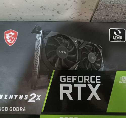 Видеокарта MSI RTX 3050 ventus 2x 6GB новая