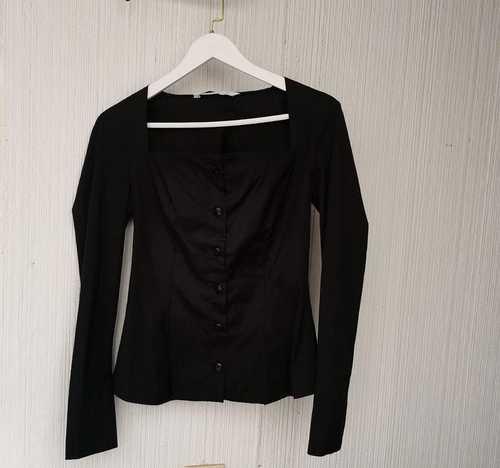 Блузка zara черная