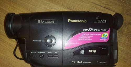 Видеокамера VHS-C Panasonic RX11, новый акб