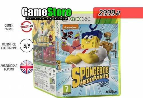 SpongeBob HeroPants (Xbox 360, английская ве б/у
