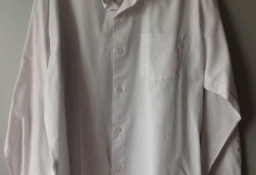 Рубашки и поло школьные белые для мальчика 134-152