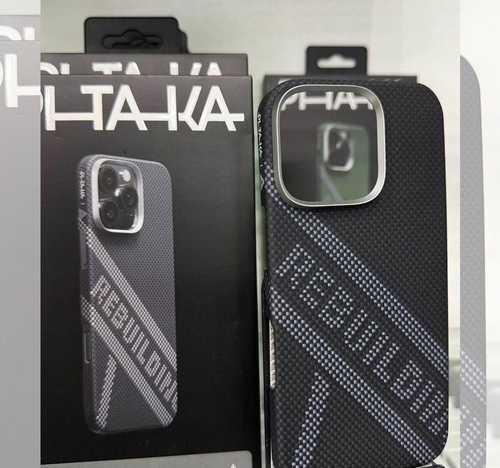 Чехол pitaka Re-tros for iPhone 16 pro black