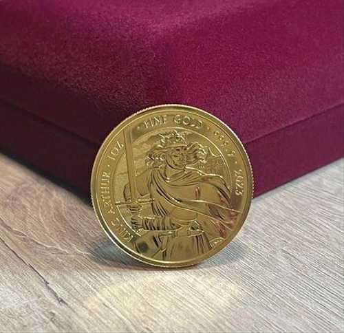 Золотая монета "Король Артур" 31.1г, 2023гв