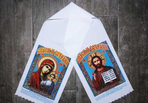 Православный рушник с ликами святых