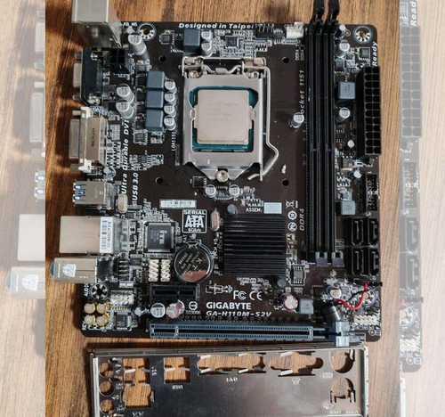 Комплект i5-6400  плата GA-h110m-s2v