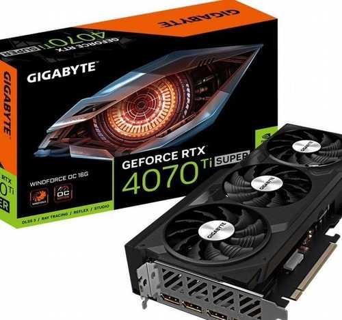 Новая Gigabyte RTX 4070 Ti super 16 гб