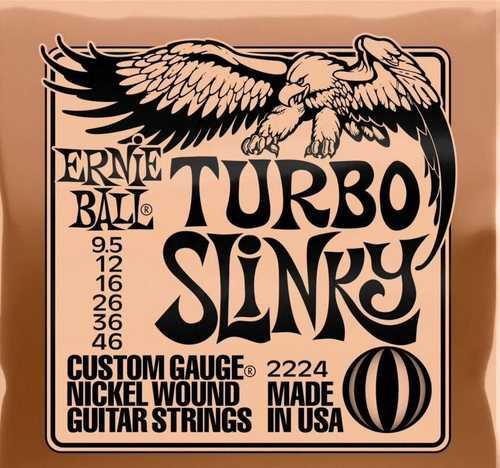 Струны для электрогитары ernie ball 2224 9.5-46