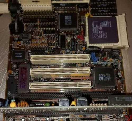 Материнская плата в комплекте с процессором 486