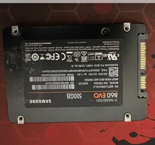 Ssd samsung 860 evo 500gb