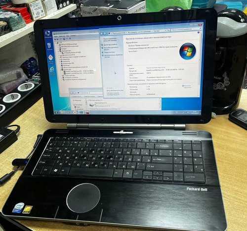 Ноутбук Packard Bell Core 2DUO P7350 2 GHz акб неи