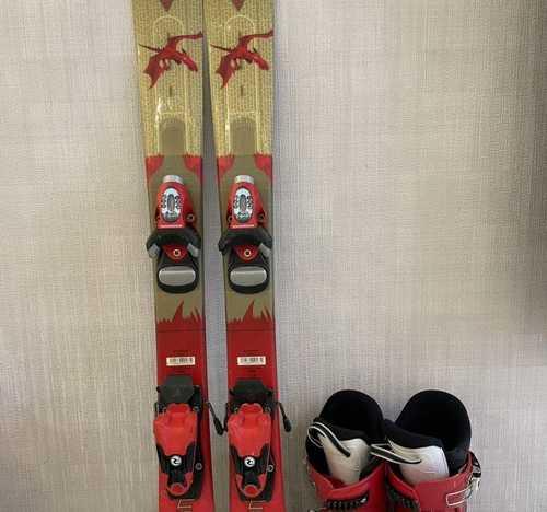 Горные лыжи Rossignol 90 см.  крепления