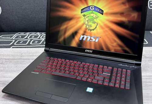Игровой ноутбук MSI 17.3 GTX 1050Ti
