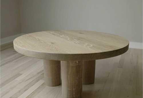Дизайнерский журнальный стол из дерева