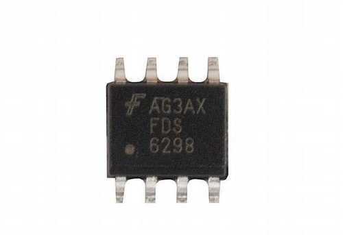 Микросхема N-MOSFET FDS6298 SO-8 FDS6298, б/у