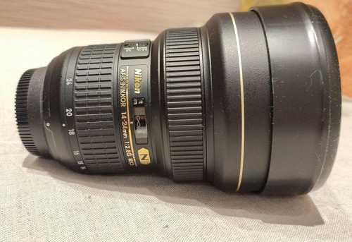 Объективобъектив Nikon AF-S Nikkor 14-24mm