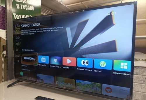 Метровый яркий новый SMART TV Sber, 107 cm, Wi-Fi