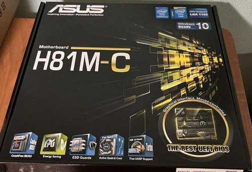 Материнская плата asus H81M-C