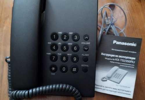 Телефон проводной Panasonic kx-ts2350ru. Новый