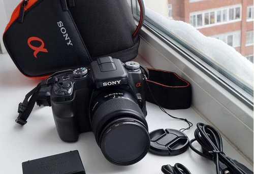 Фотоаппарат Sony Alpha A100 с объективом 18-70мм