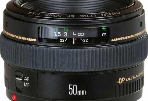 Объектив Canon EF 50mm f/1.4 USM New