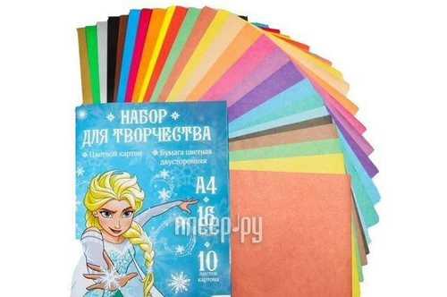 Набор цветной бумаги и картона Disney Холодное
