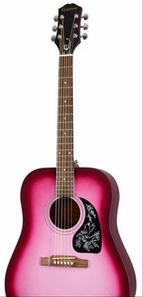 Акустическая гитара Epiphone Starling Hot Pink Pea