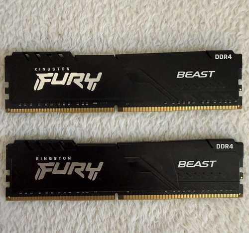 Оперативная память ddr4 32gb 3200 kingston fury
