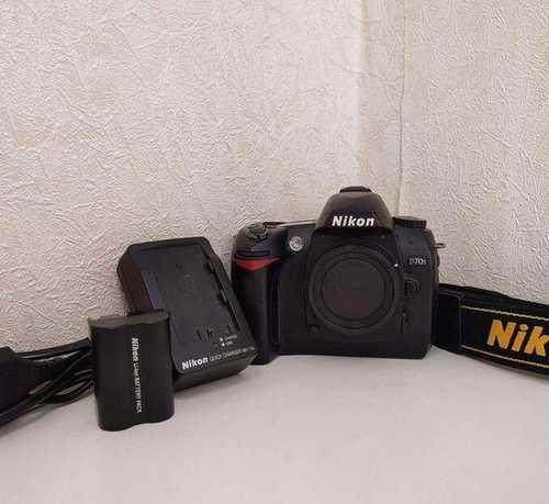 Nikon D70s Body Идеальное состояние (пробег 8тыс)
