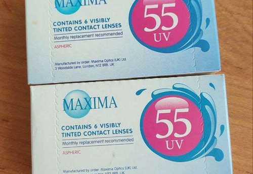 Гидрогелевые контактные линзы Maxima 55uv