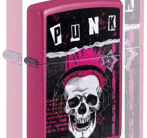 Зажигалка Zippo - Punk Skull