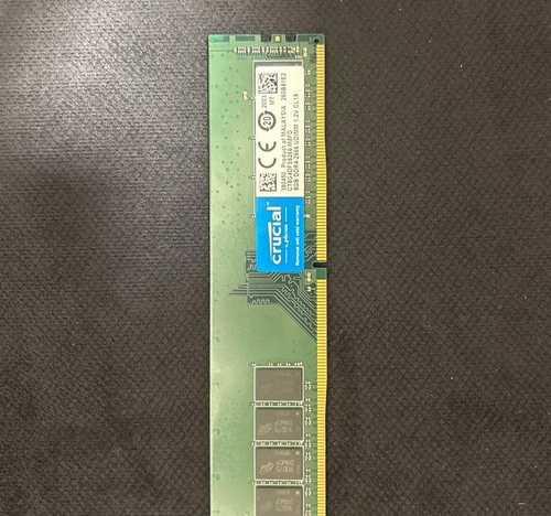 Оперативная память ddr4 8gb crucial 2666