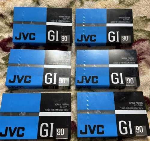 Аудиокассеты JVC запечатаные новые