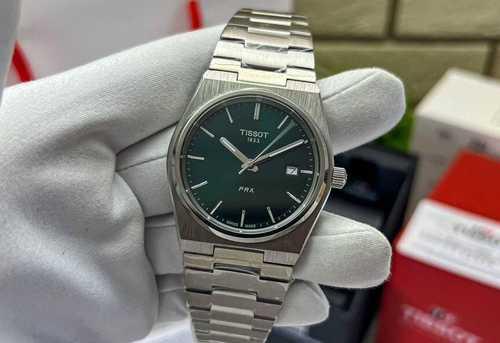 Часы Tissot Prx с зелёным циферблатом