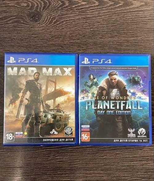 Mad Max, Planetfall - диски PS4