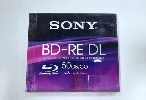 Диск новый Blu-ray BD-RE DL Sony 50 Gb