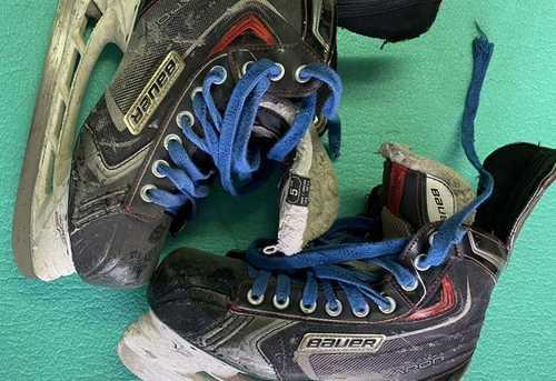 Хоккейные коньки bauer 38,5 и хоккейная форма