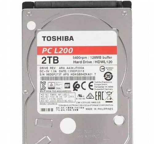 Жесткий диск Toshiba 2.5 L200 2TB