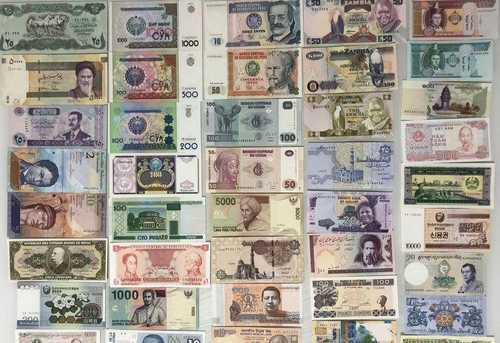 Боны банкноты разных стран асорти наборы