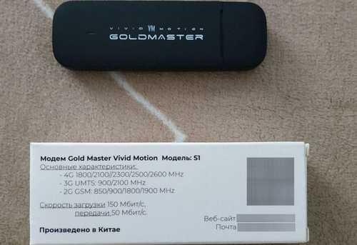 Новый USB модем Goldmaster vivid motion s1
