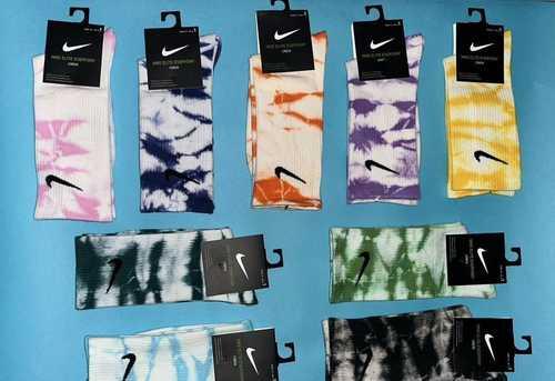 Носки nike tie dye