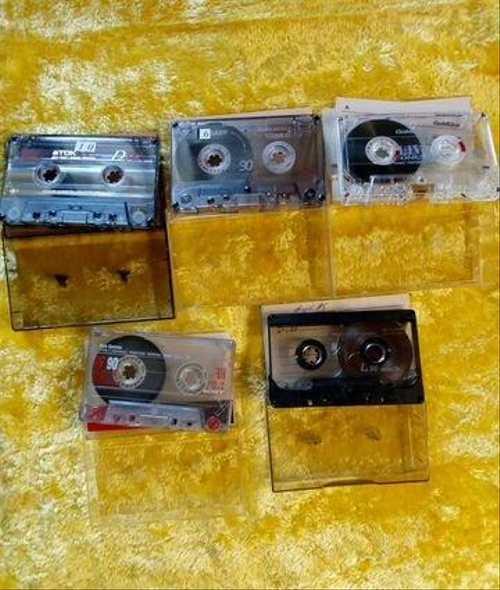 Аудиокассеты basf, sony, goldstar, ronees