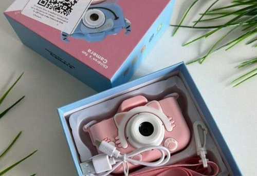 Детский фотоаппарат розовый