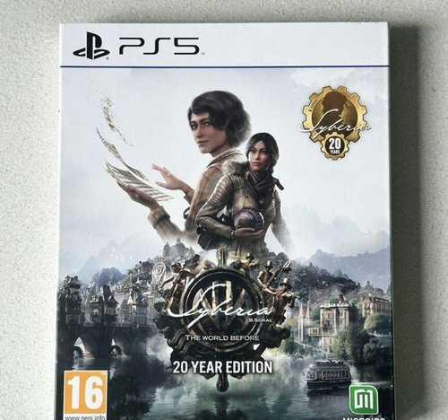 Syberia the world before 20 year edition ps5