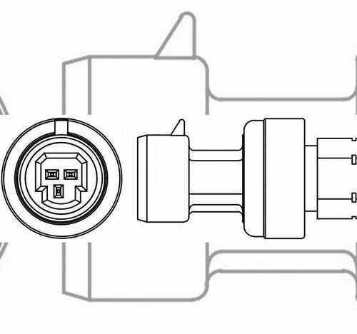 Датчик давления хладагента для а/м lrps 0102