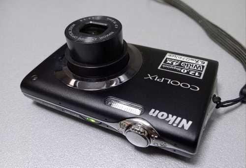 Nikon Coolpix S3000 цифровая стильная камера
