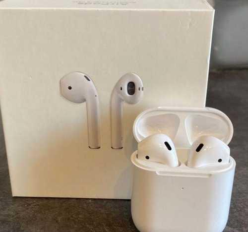 Беспроводные наушники apple airpods 2