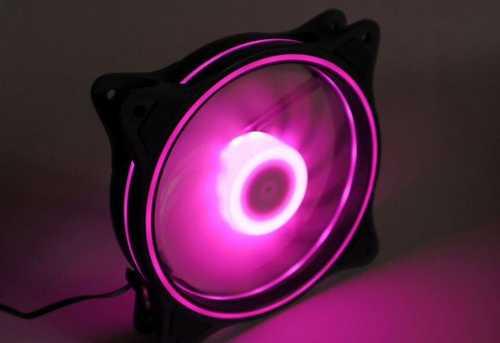 Вентилятор c подсветкой фиолетовый 120 мм